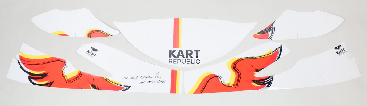 Genuine Kart Republic KR2 Nose Cone Sticker Kit – LMR Kart Store